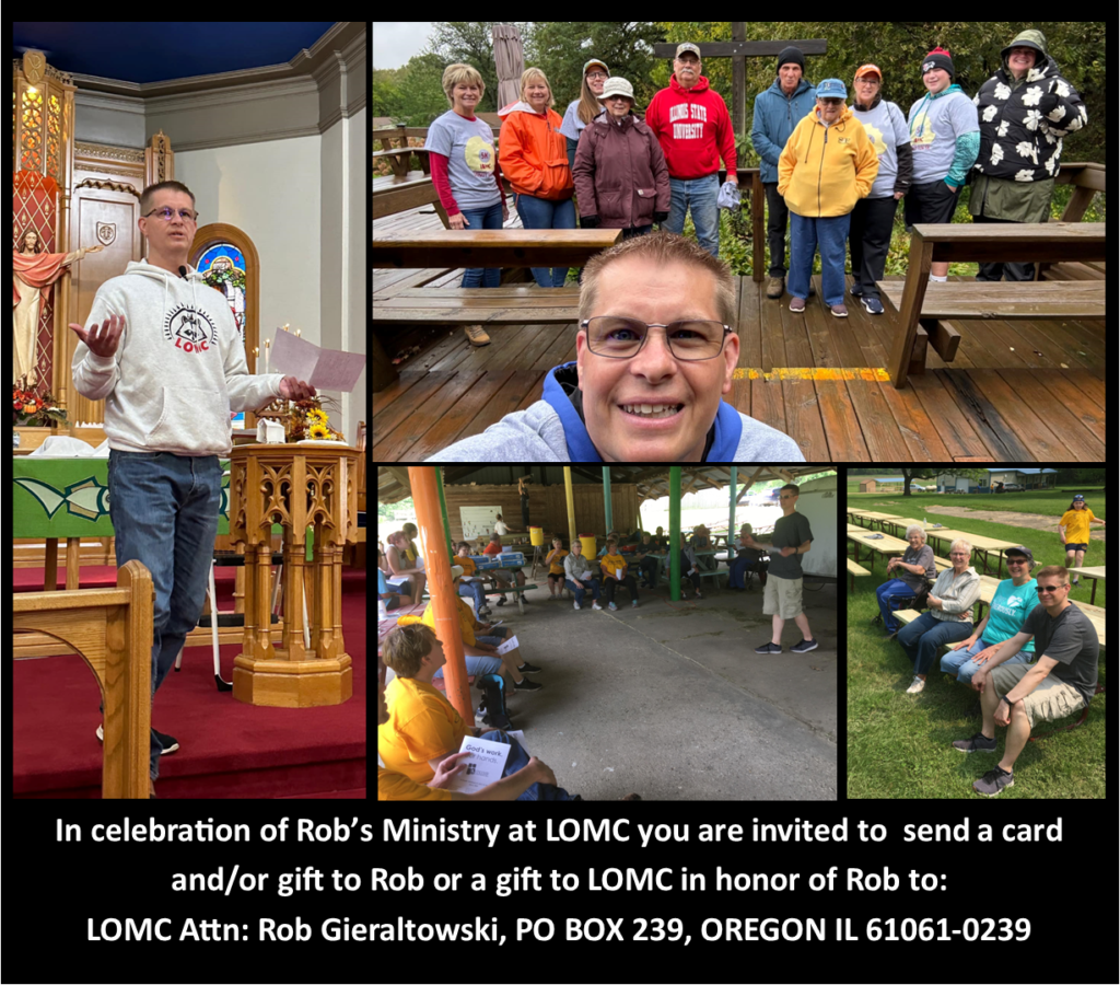 Resignation Announcement-Farewell to Mr. Rob - LOMC